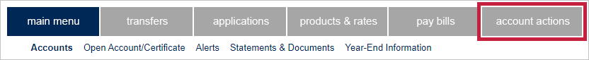 PenFed Online - How to Update Your Address